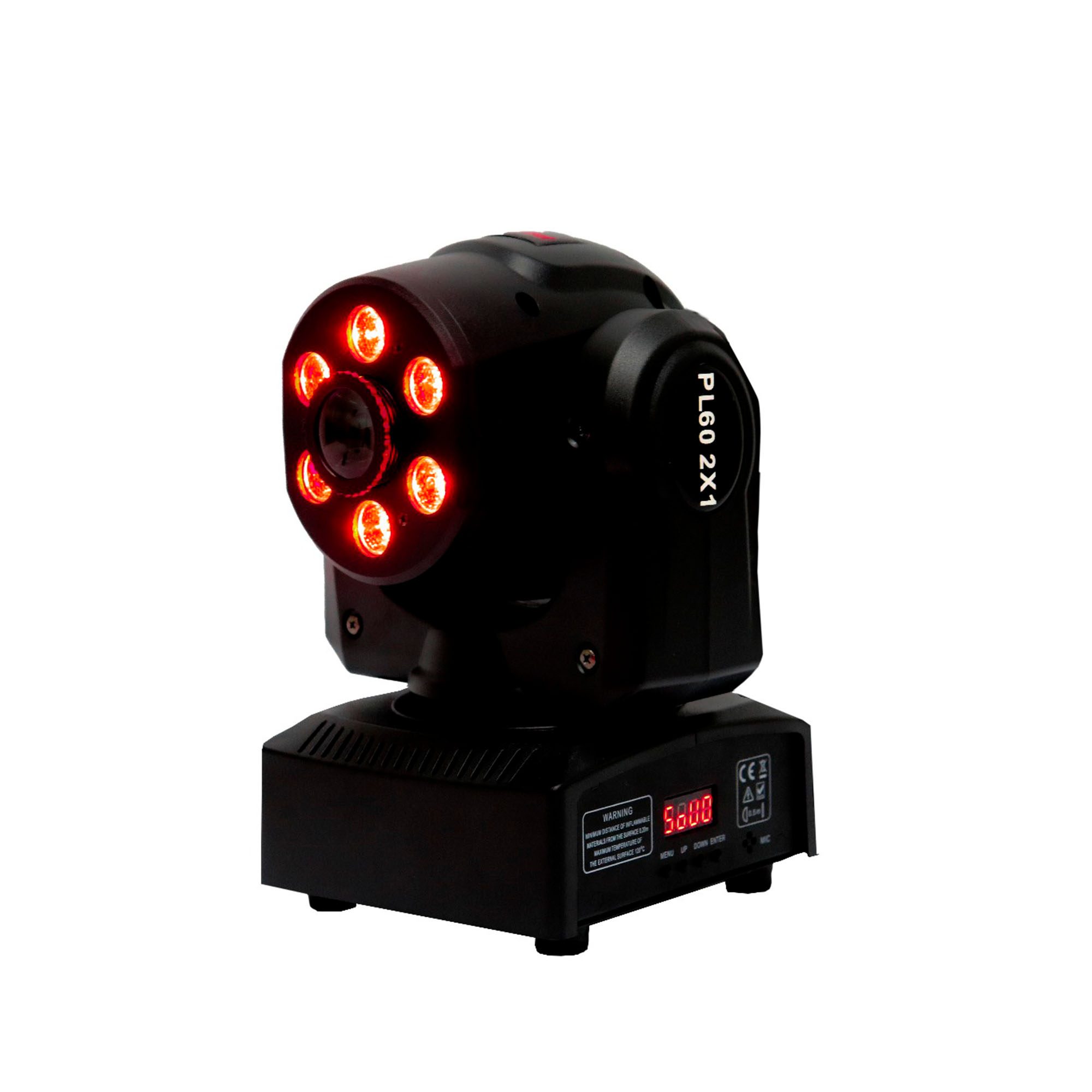 Cabeza PL60 2X1 PRO DJ LIGHTING móvil Beam / wash RGBW