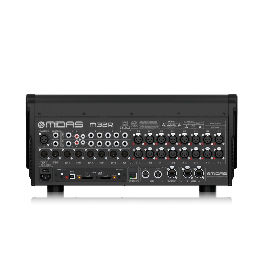 Consola digital M32R LIVE MIDAS 16 canales